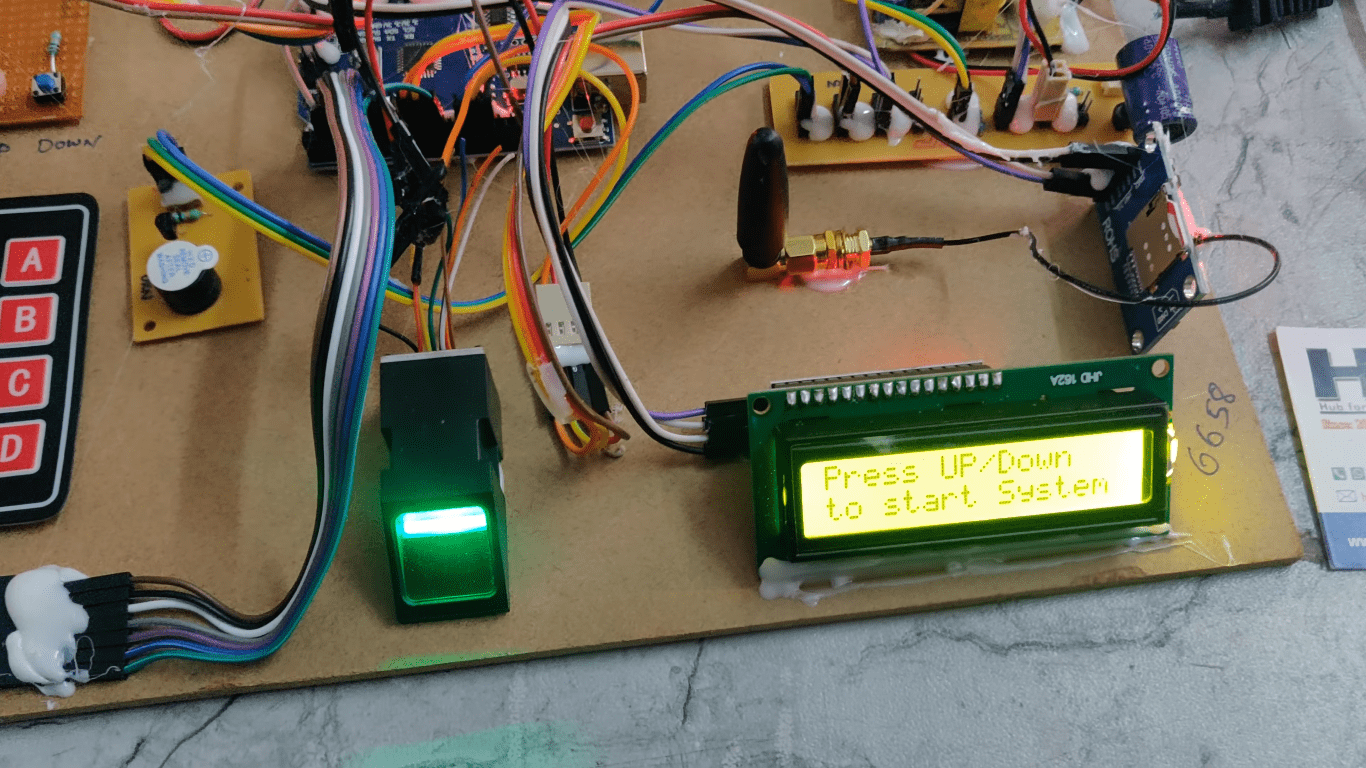 HVS-3609. OTP Based Bank Locking System Using Arduino with Biometric ...
